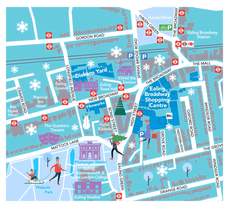 Street Map Ealing Broadway - Make It Ealing
